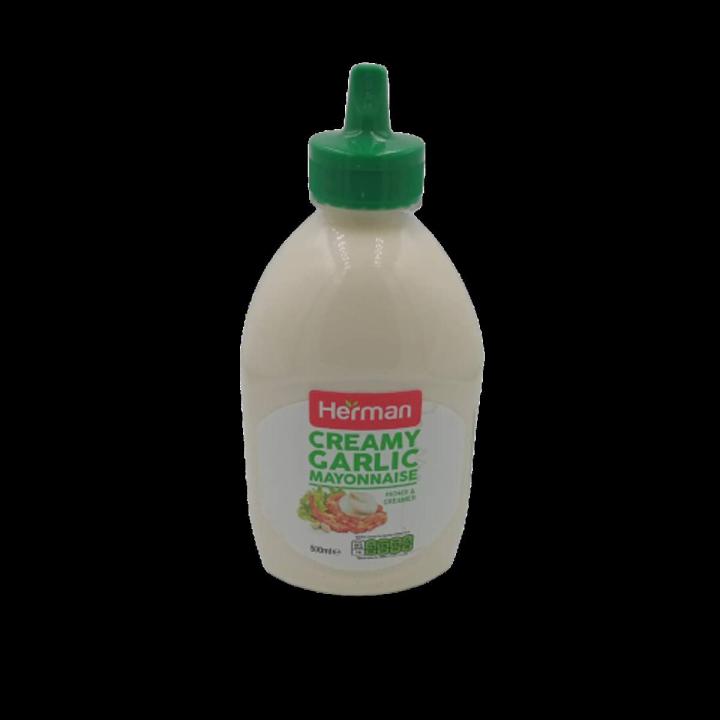 Herman Creamy Garlic Mayonnaise 500Gm | Daraz.com.bd