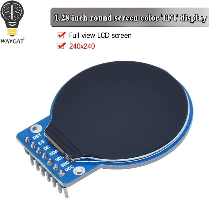 1.28 inch HD IPS Color TFT LCD Display Module 1.28" RGB LED Round ...