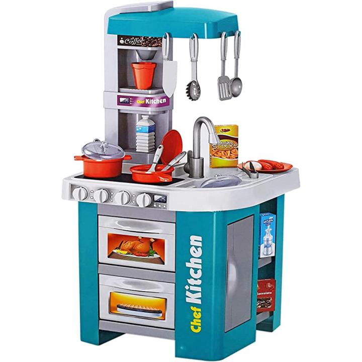 Talented Chef Kitchen Set Role Play Sink With Running Water Stove With ...
