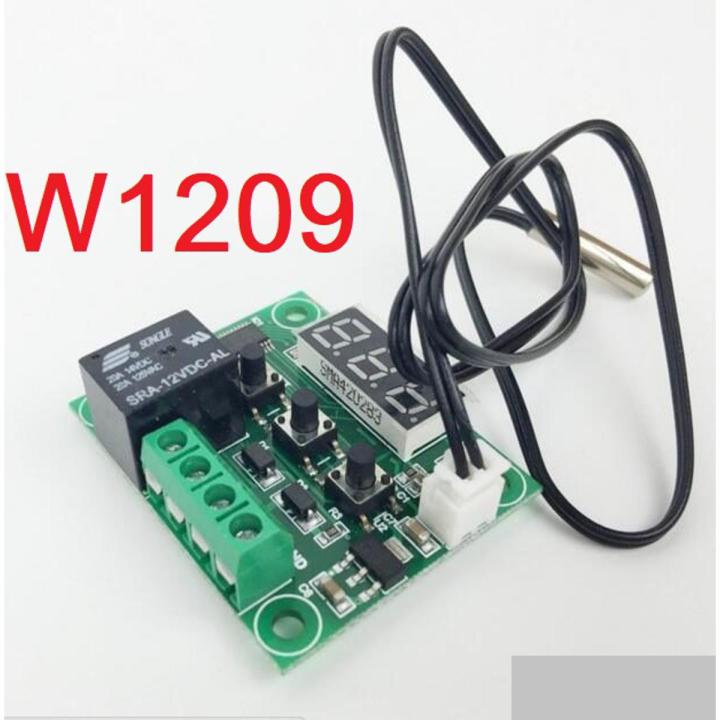 W1209 XH-W1209 Digital LED Display Thermostat DC 12V AC 220V Digital Temperature Controller ...