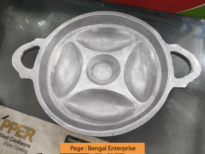Pitha pan/rice cake pan/100% aluminium material/heavy duty quality ...
