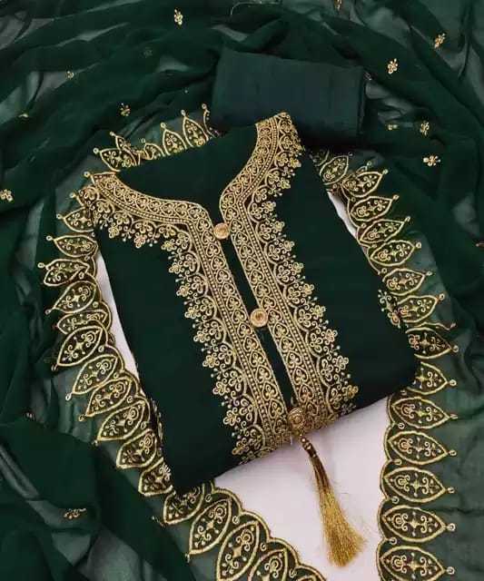 Jesan Super Shop Bangla Georgette/Jorjet Shalwar Kameez Unn Reddy Four ...