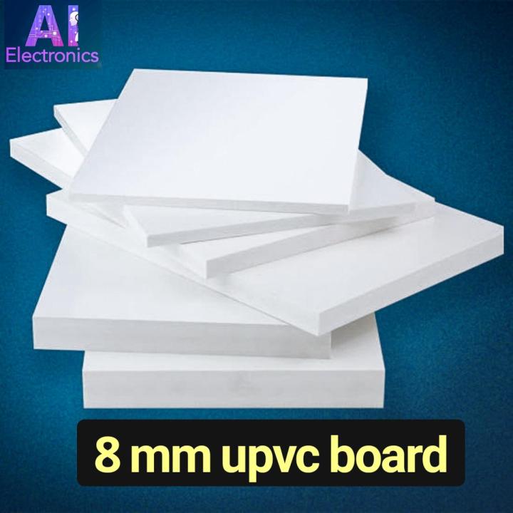 PVC Board 8mm white colour for DIY project model | Daraz.com.bd