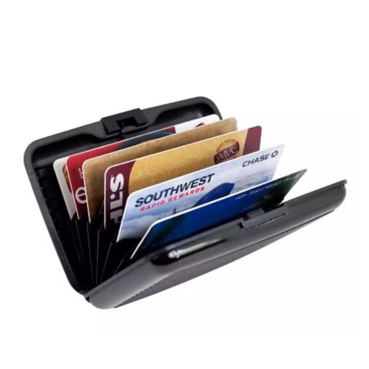 Aluminium Aluma Security Credit Card Holder â Black | Daraz.com.bd