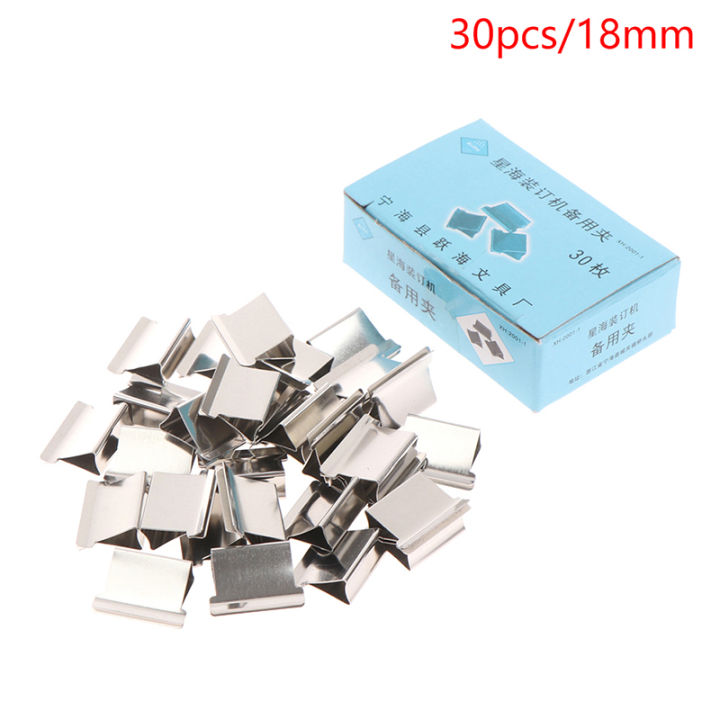 Hand Paper Clipper With Refills Metal Stapler Paper Document Binding ...