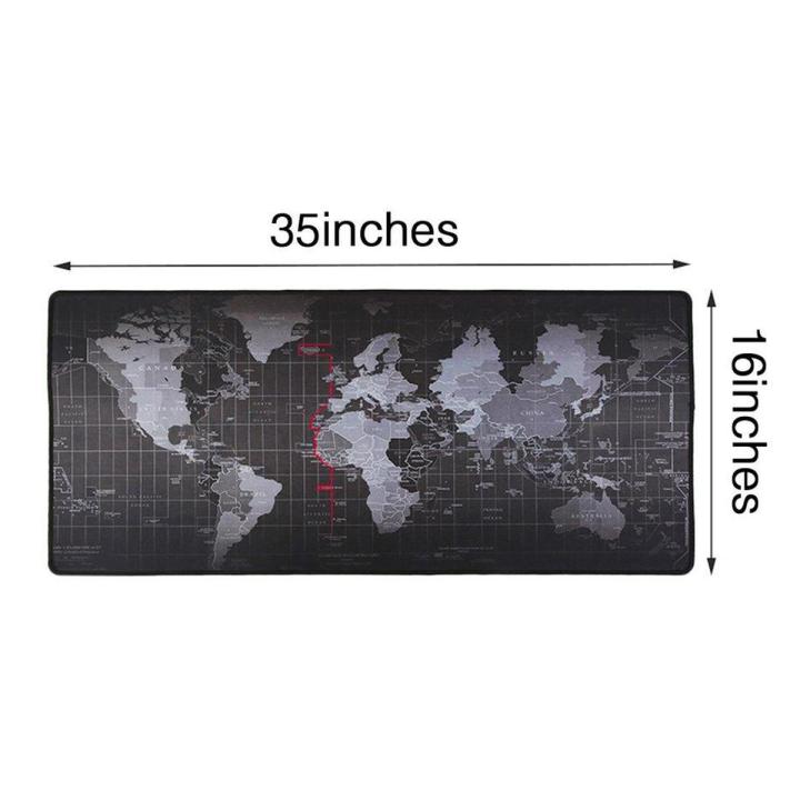 Gaming Mouse Pad Big Size World Map - Mouse Pad | Daraz.com.bd