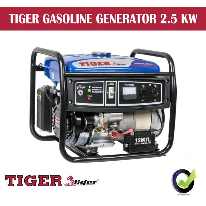 Tiger 100% Copper Wire Gasoline/Petrol Generator Set 2.0kw- 2.5kw ...