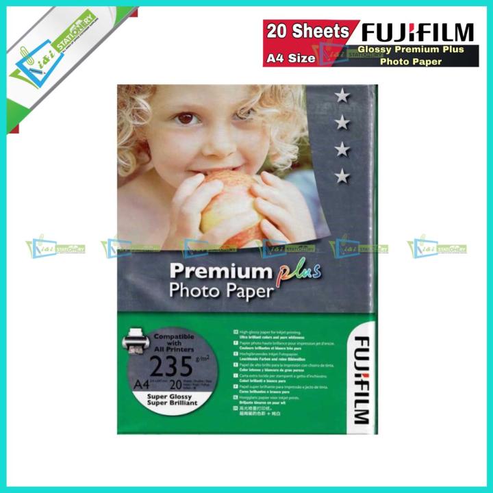 Glossy Premium Plus Photo Paper A4 Size 20 Sheets/ Fujifilm Super ... Glossy Premium Plus Photo Paper A4 Size 20 Sheets/ Fujifilm Super ...