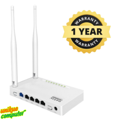 NETIS WF2419E 300MBPS WIRELESS N ROUTER 2 ANTENNA WITH 5DBI FIXED ...
