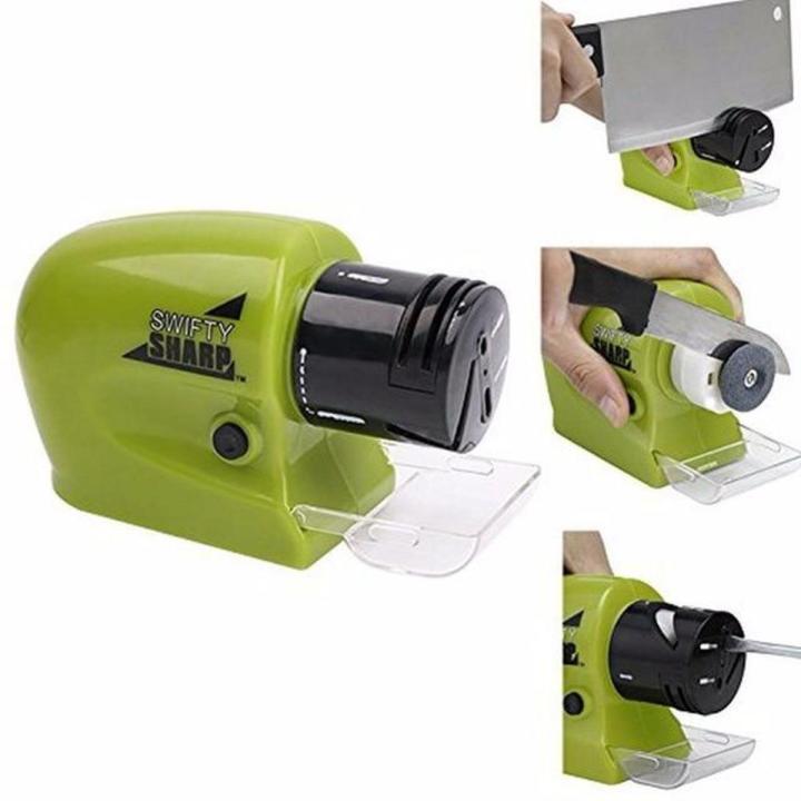 Swifty Sharp Motorized Knife Sharpener - Green Colour | Daraz.com.bd