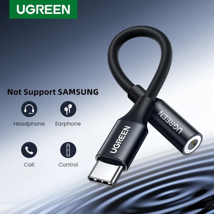 UGREEN Type c to 3.5mm Headphone jack 3.5 AUX USB C Cable Audio USB C ...