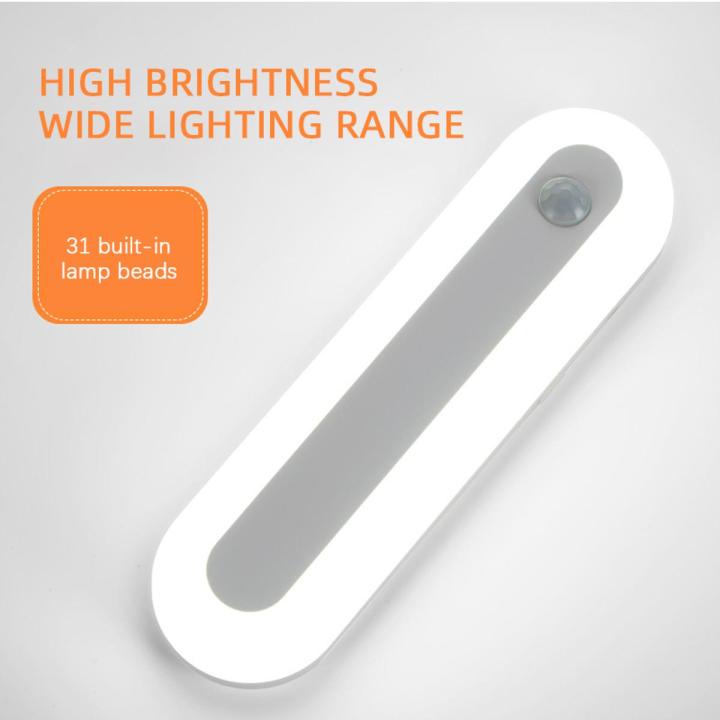 BBOOM【In stock】 Human body induction lamp led charging wireless night ...