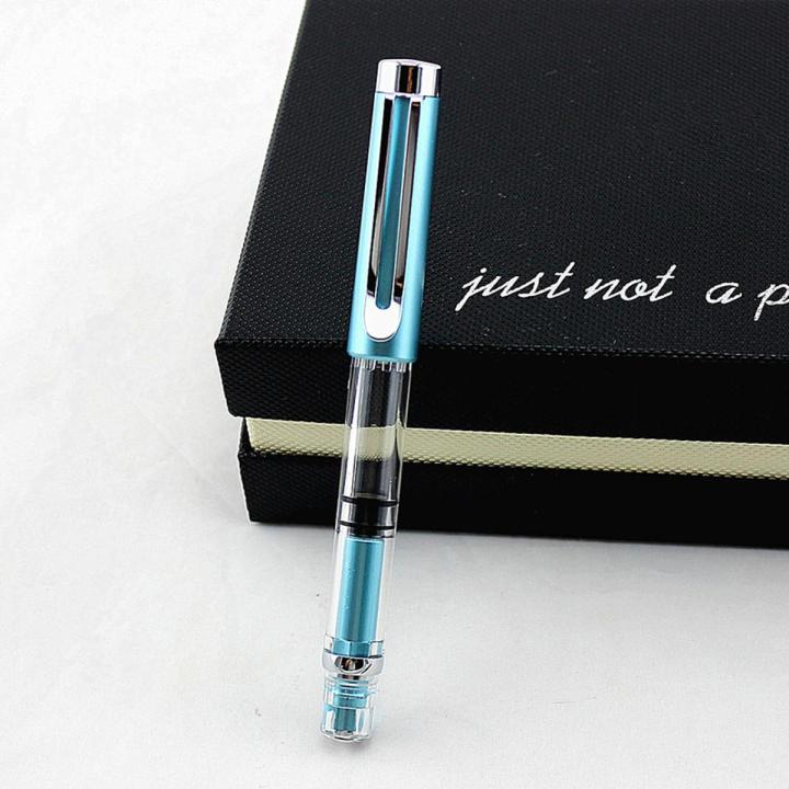 【DIV MALL】New Resin Fountain Pen Quality EF/F Nib 0.5mm Smooth Ink Pen ...