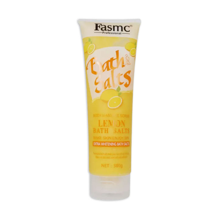Fasmc Lemon Bath Salts Bath Scrubs- 380g | Daraz.com.bd