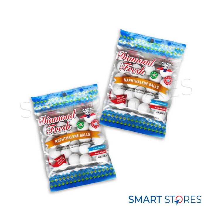 Naphthalene Ball (white & 20 small balls X 2 Packs ) | Daraz.com.bd