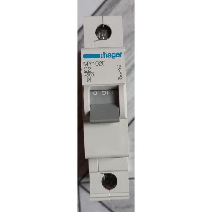 Hager Circuit breaker, 02A SP MCB, Franch origin, High quality ...