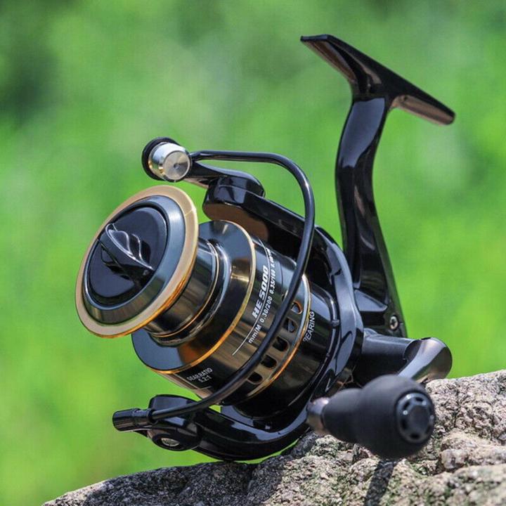 Fishing Reel HE1000-7000 Max 10kg High Speed Metal Spool Spinning Reel ...