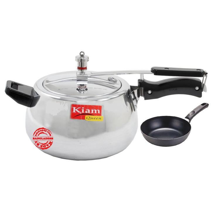 Queen Pressure Cooker - 3.5L with Free 14CM Non-Stick Frypan | Daraz.com.bd