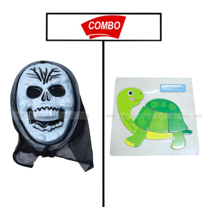 Baby Ghost false face & Plastic toy Combo Pack | Daraz.com.bd