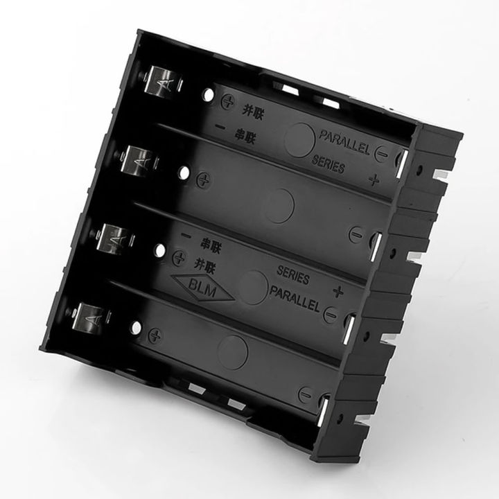 4 chamber ABS 18650 Battery Holder Storage Box Case With Hard Pin ...