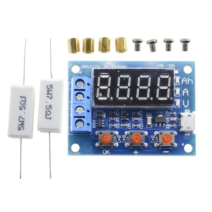 ZB2L3 Battery Capacity Tester LED Digital Display 1.2V ~12V 18650 ...