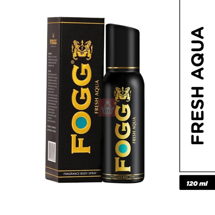 Indian product Body Spray FOGG Fresh Aqua used for male/ female- 120 ml ...