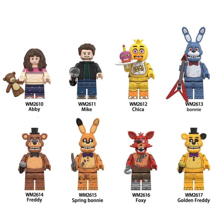 WM6170 FNAF Chica Bonnie Freddy Foxy Balloons Boy Lolbit Mike Abby ...