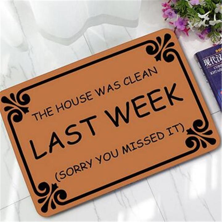 CKB Ltd? Funny Door Mat Outdoor Indoor Front Coir Doormat Typography ...