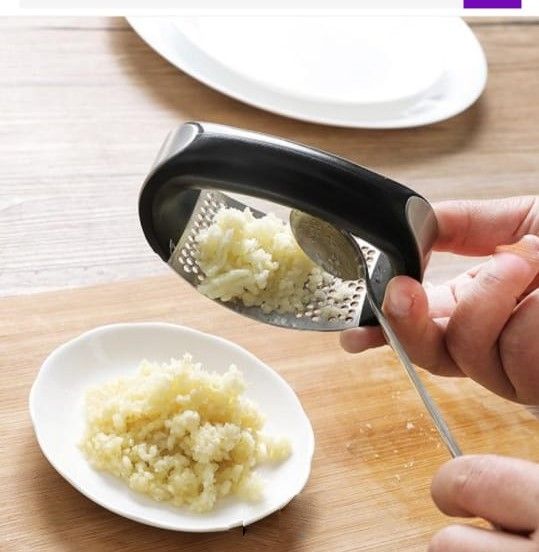 Stainless Steel Garlic Presses Manual Mincer Chopping Kitchen Home ...
