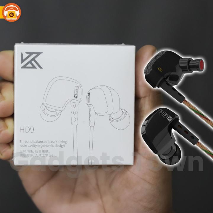 Kz Hd9 Edx Pro Edc Hifi Bass Earphones Sport Running 3.5Mm Wired Copper Earhook In-Ear ...
