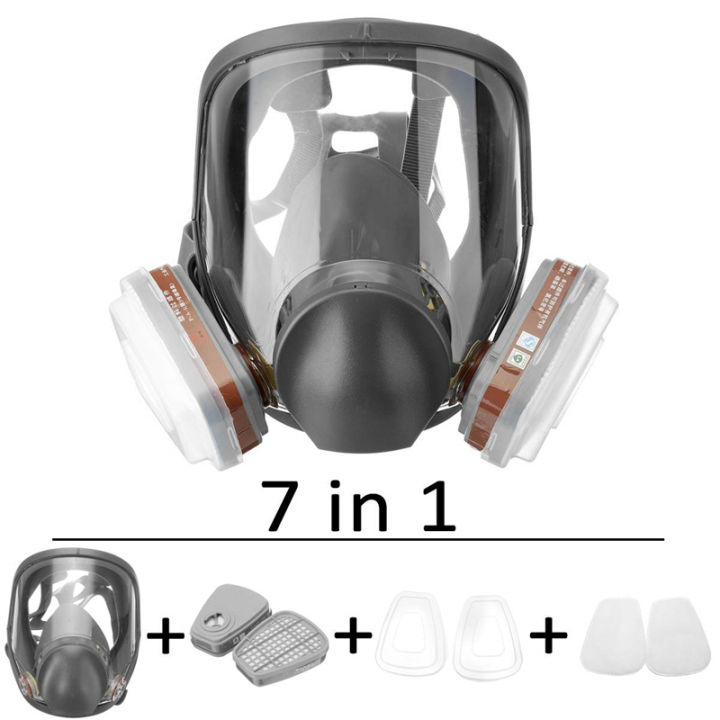 Gas Mask Acid/Organic/Ammonia 6800 Full Face Mask Respirator Paint ...