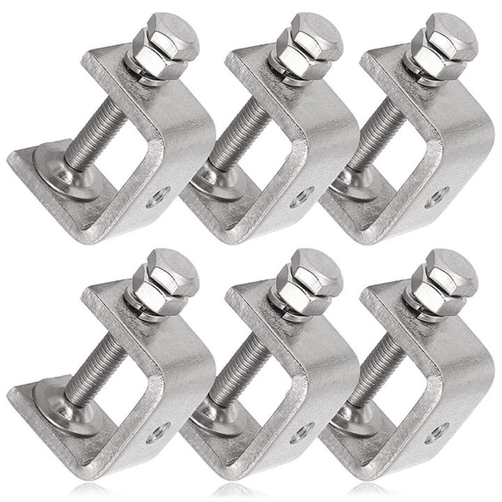 6Pcs C Clamps,U Clamps for Metal Working, Small Desk Clamp | Daraz.com.bd
