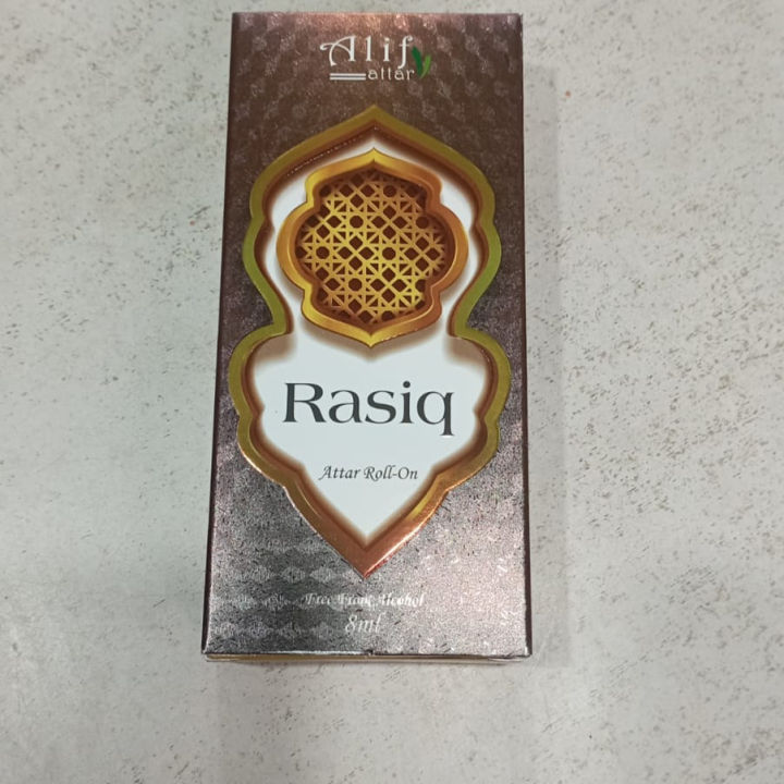 Alif Attar (Rashid) Long Lasting Roll On Ator Non Alcoholic Perfume Oil ...