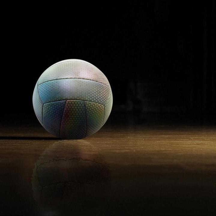 Glowing Reflective Volleyball, Indoor Outdoor Holographic Volleyball ...
