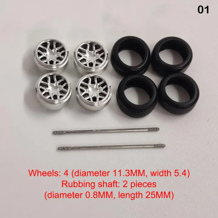 【Must-have】 4pc/et 1:64 cale Wheel For Hotwheel Tire Model Car Modified ...