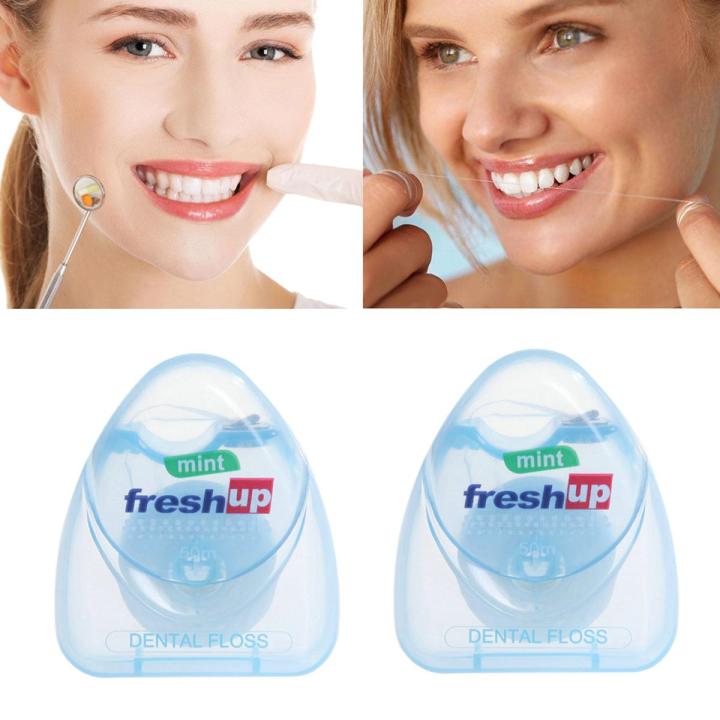 Fresh Up Oral Care Dental Floss Mint Flavour 50 meter (Factory Sealed ...