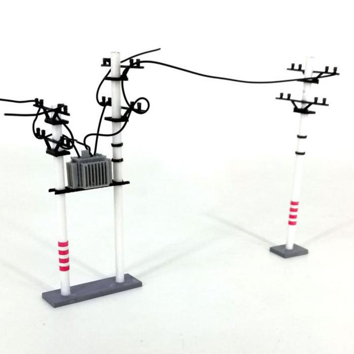 【happy one】DIYHO Transformer Plastic for Train Railroad Scene Layout ...