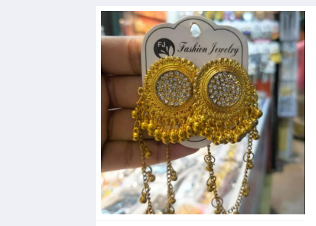 indian kaner dul gold color dul very beautiful dul - Earrings for Girls ...
