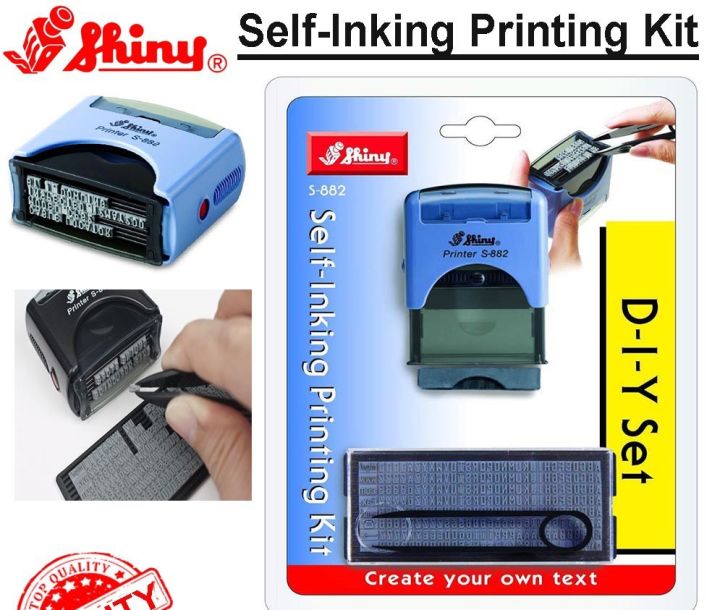 Shiny Self-Inking Printing Kit (Stamp) - S-882 | Daraz.com.bd