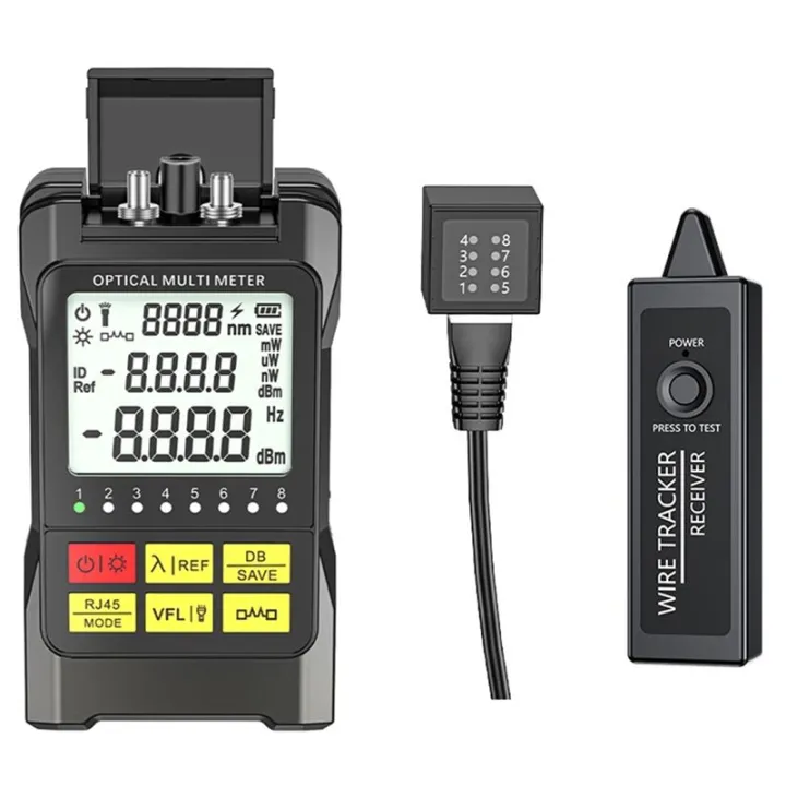 Fiber Optic Optical Meter 100mW -70- +10dbm RJ45 Tester Optical ...
