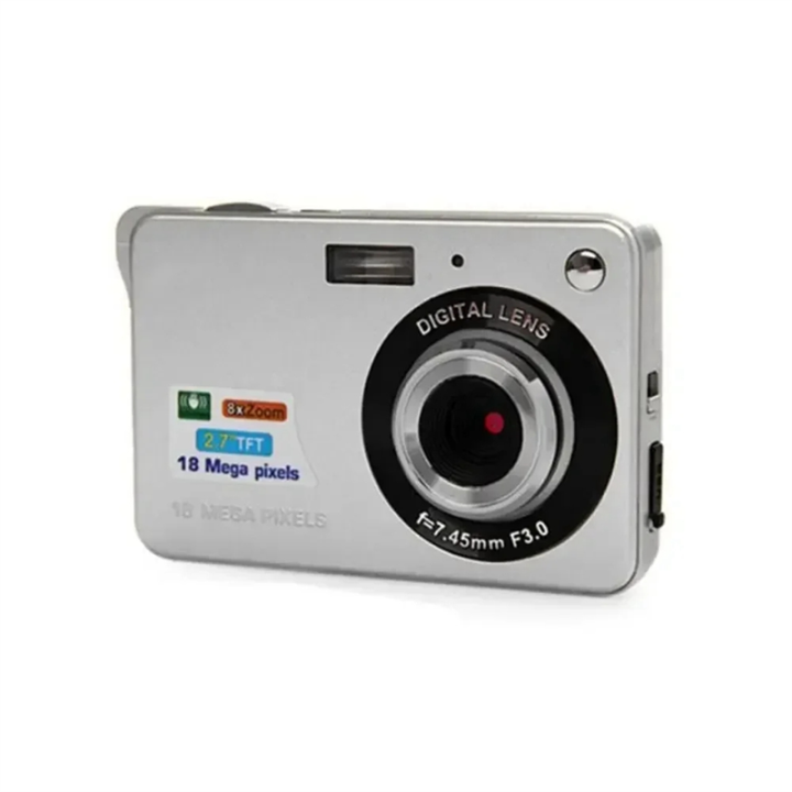 18MP HD Digital Camera with 2.7 Inch LCD Screen, Rechargeable Battery ...