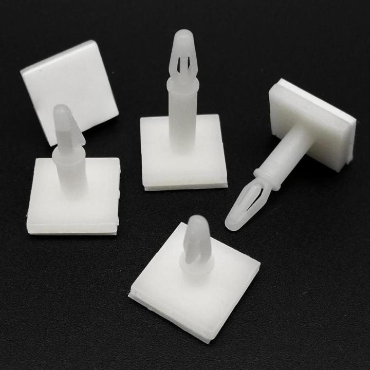 25pc Nylon Plastic Standoff Spacer Stick with Adhesive Glue Insert Lock ...