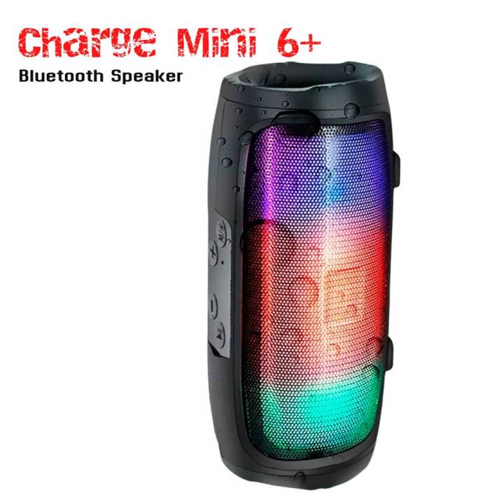 Charge Mini 6+ Bluetooth Portable Wireless Speaker Outdoor Splash Proof ...
