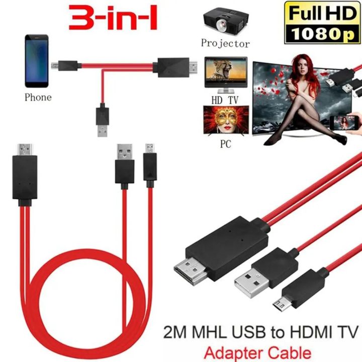 【Popular】 For HDTV For Android Phones Signal Transmission Projector ...
