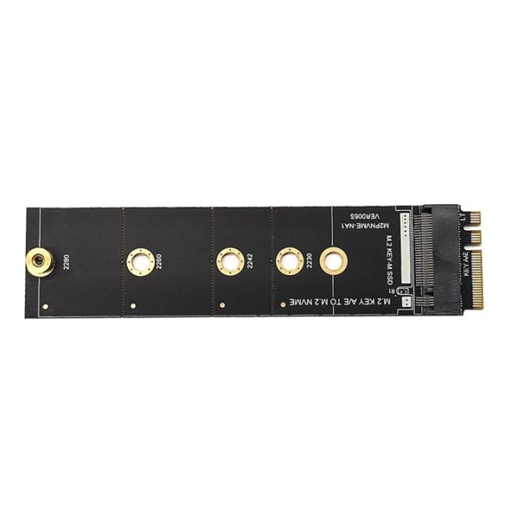 M2 NVME KEY-M to A/E Expansion Adapter Support for .2 SSD 2230-2280 ...