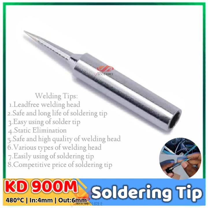 DIY KD 900M-T-I Type Electric Soldering Iron Replacement Tips Lead Free ...