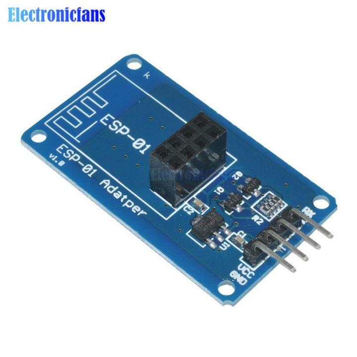 ESP8266 ESP-01 Serial WiFi Wireless Adapter Module 3.3V 5V Esp01 Breakout PCB Adapters ...