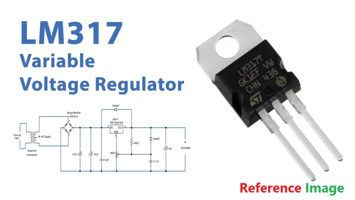 2Pcs- LM317T Voltage Regulator IC Adjustable Voltage Regulator 1.2V To 37V 1.5A TO-220 LM317 IC ...