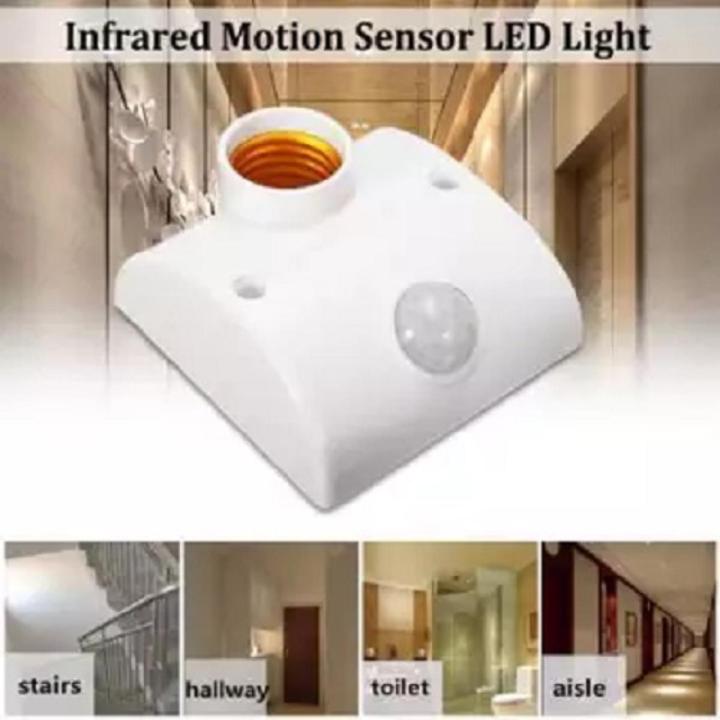 Motion Sensor Holder ,Motion Sensor based LED Light Lamp Holder-White ...