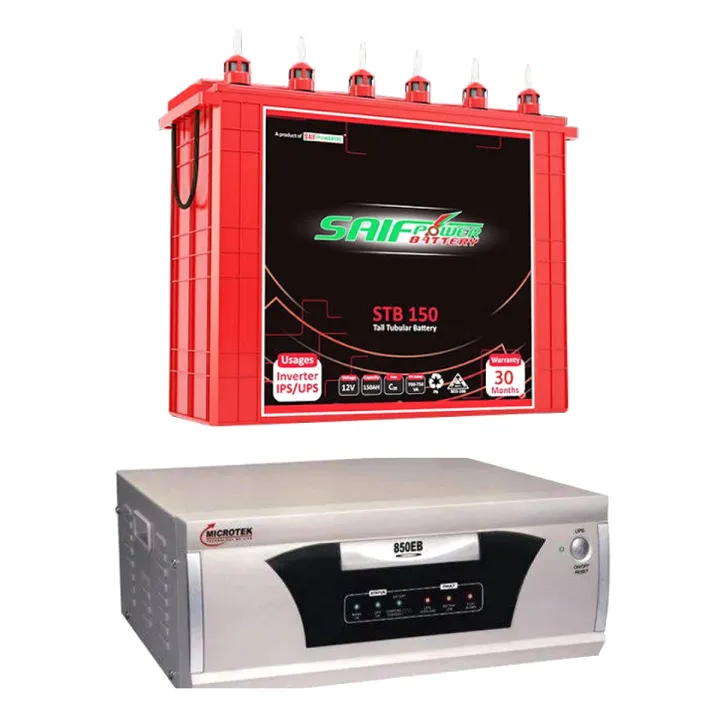 IPS WITH BATTERY PACKAGE FOR 4 FAN 4/5 LIGHTS MICROTEK EB 850 WITH ...